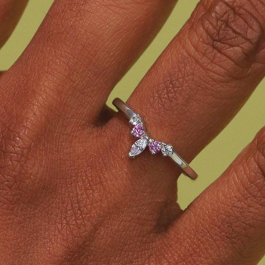 Coloured Gemstone Wedding Rings – Jessica Flinn Fine Jewellery