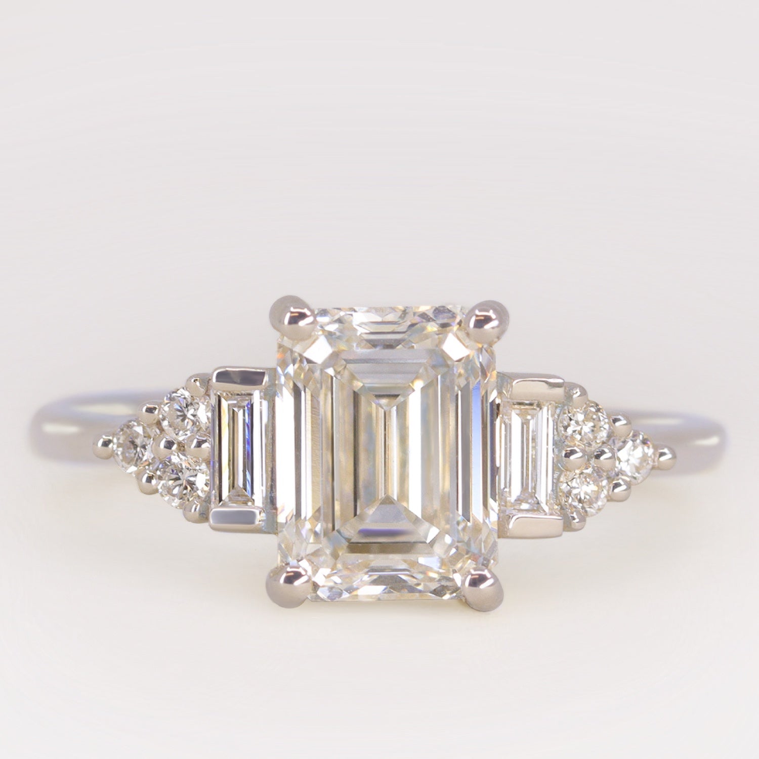 Arden - Emerald Cut Art Deco Engagement Ring – Jessica Flinn Fine Jewellery